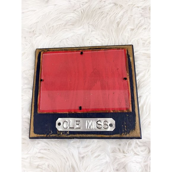 Accents | Ole Miss 4x6 Wooden Wall Hanging Picture Photo Frame | Poshmark